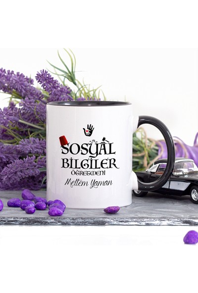 Kişiye Özel Lacivert Renkli Sosyal Bilgiler Öğretmeni Kupa Bardak- Kişiye Özel Lacivert Renkli Sosyal Bilgiler Öğretmeni Kupa Bardak-