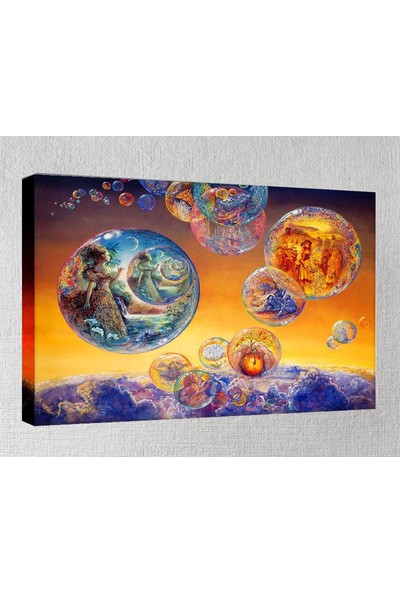 Kanvas - 70X100 cm - Fantastik Lar - F06