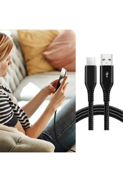 6 Adet Usb-C Type C 100 Modele Uygun Data Şarj Kablosu 716231 6 Adet Usb-C Type C 100 Modele Uygun Data Şarj Kablosu 716231