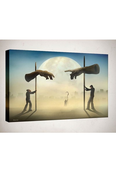 Kanvas - 50X70 cm - Sürreal Lar - SR02