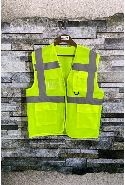 Universal Motosiklet Reflektif Yelek Xl Beden Sarı Yelek