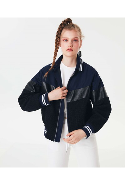 Twist Kumaş Mıx Bomber Mont