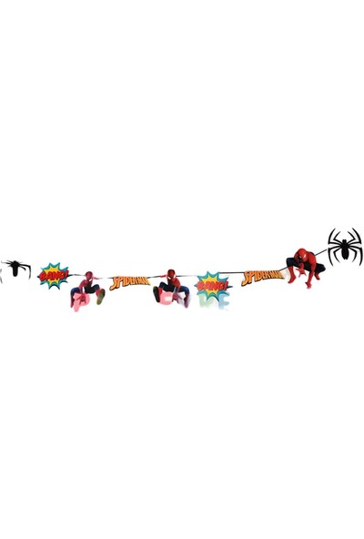 My Party Ready Spiderman Konsept Dekoratif Banner Süsleme 2 mt My Party Ready Spiderman Konsept Dekoratif Banner Süsleme 2 mt