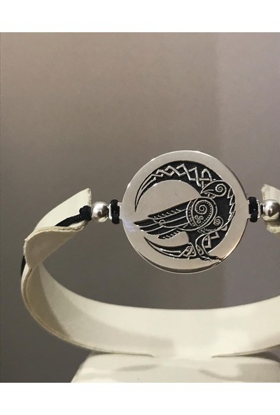 Anka Raven Kuzgun Gümüş Bileklik Anka Raven Kuzgun Gümüş Bileklik