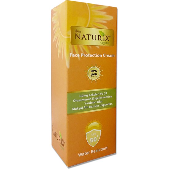 Naturix Spf 50+ Yüz Güneş Koruyucu Krem Leke Karşıtı Uva Fiyatı