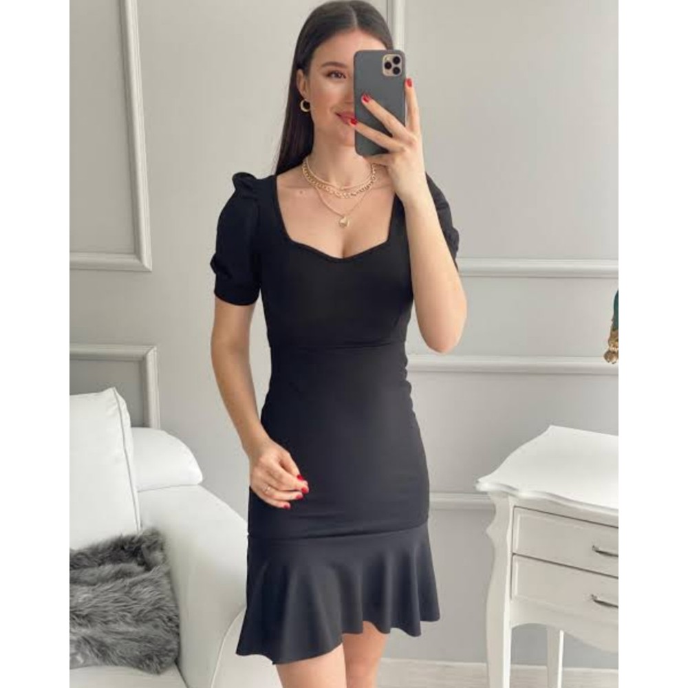 Sheyma Siyah Gece Elbisesi Fiyatı - Taksit Seçenekleri