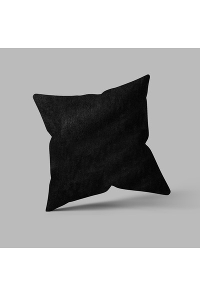 Cortibo Madrid Hareli Kırlent Kılıfı Siyah Cortibo Madrid Hareli Kırlent Kılıfı Siyah