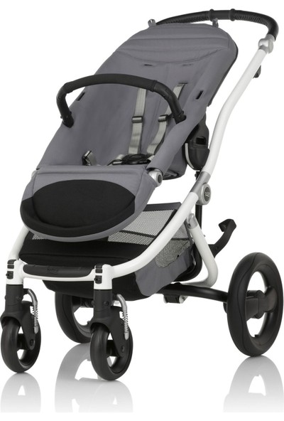 Britax Römer Affinity 2 Bebek Arabası Gri Kumaş Beyaz kasa + Kırmızı Renk Paketi Hediye Britax Römer Affinity 2 Bebek Arabası Gri Kumaş Beyaz kasa + Kırmızı Renk Paketi Hediye