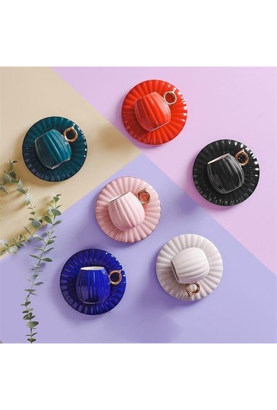 Perotti Porselen 6lı Renkli Kahve Fincanı Perotti Porselen 6lı Renkli Kahve Fincanı