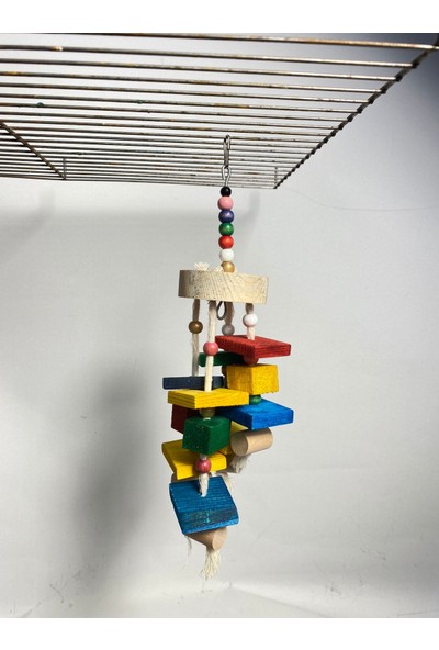 Notre Monde Pet Ahşap Papağan Stres Oyuncağı Notre Monde Pet Ahşap Papağan Stres Oyuncağı