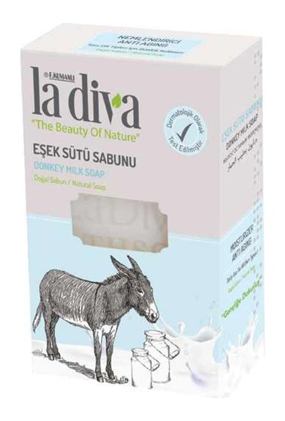 La Diva Eşek Sütlü Doğal Sabun 100 gr La Diva Eşek Sütlü Doğal Sabun 100 gr
