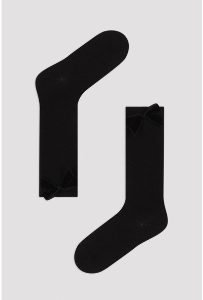 Penti Siyah Girls Siyah Ribbon Pantolon Çorabı Penti Siyah Girls Siyah Ribbon Pantolon Çorabı