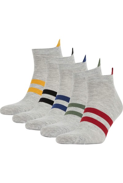 DeFacto Erkek Pamuklu 5'li Kısa Çorap Y7708AZNS DeFacto Erkek Pamuklu 5'li Kısa Çorap Y7708AZNS