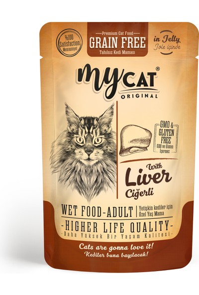 My Cat Ciğerli Pouch 85 gr My Cat Ciğerli Pouch 85 gr