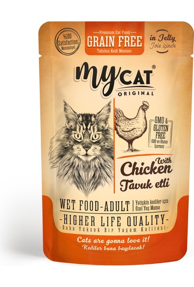 Mycat Tavuketli Pouch 85 gr Mycat Tavuketli Pouch 85 gr