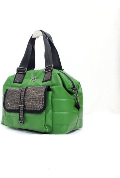 Collectiva Valiz Tipi Simli Taşlı Kadın El Çantası