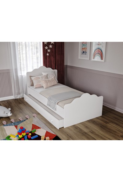 Afilli Diana Yavrulu Doğuran Karyola Beyaz Mdf Afilli Diana Yavrulu Doğuran Karyola Beyaz Mdf