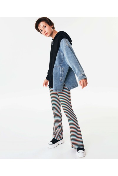 Twist Slogan Baskılı Mont