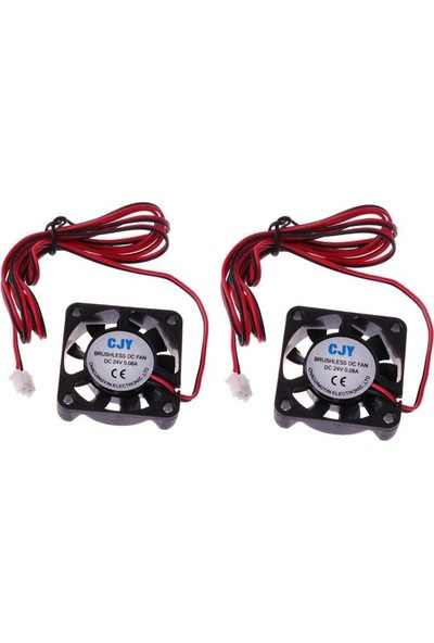 Jcs_weilan 2 Adet Dc 24 V 40 mm Masaüstü Bilgisayar Kasası Soğutucu Fan - Siyah (Yurt Dışından) Jcs_weilan 2 Adet Dc 24 V 40 mm Masaüstü Bilgisayar Kasası Soğutucu Fan - Siyah (Yurt Dışından)