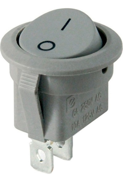 Intercom IC-133B Gri On-Off 2 Pın Işıksız Yuvarlak Anahtar Intercom IC-133B Gri On-Off 2 Pın Işıksız Yuvarlak Anahtar