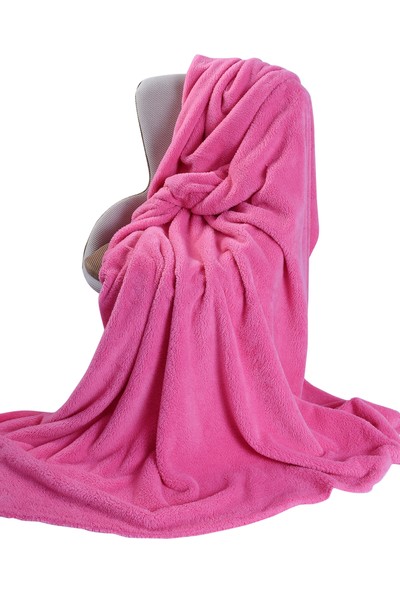 Do&Goo Lüx Wellsoft Tek Kişilik Yumuşak Dokulu Tv Battaniyesi Pembe