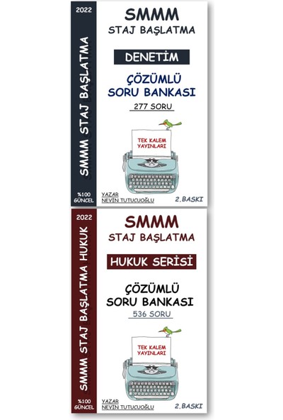 Tek Kalem Yayınları Smmm Staja Giriş Denetim & Hukuk Serisi Çözümlü Soru Bankası Tek Kalem Yayınları Smmm Staja Giriş Denetim & Hukuk Serisi Çözümlü Soru Bankası