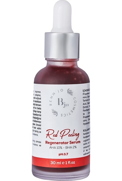 Benn'jo Cosmetics Red Peeling Serum