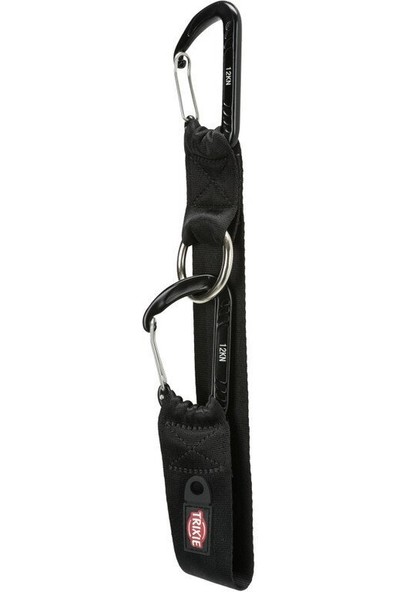 Trixie Köpek Emniyet Kemeri Bağlantı Kayışı, Karabinalı, 30CM/38MM, Siyah Trixie Köpek Emniyet Kemeri Bağlantı Kayışı, Karabinalı, 30CM/38MM, Siyah