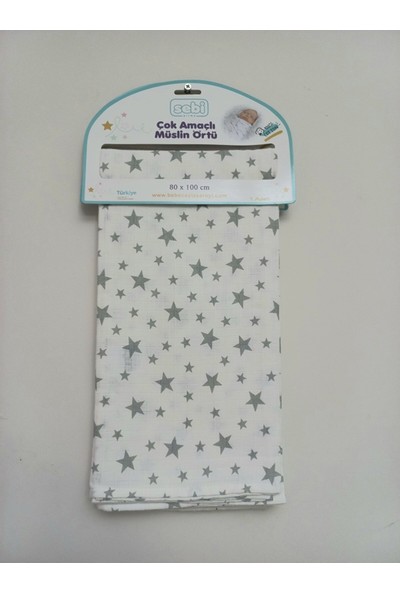 Sebi Çokamaçlı Müslin Örtü