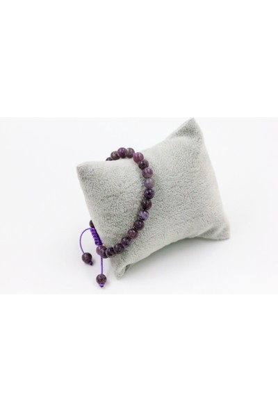 My Takı Ağacım FH Lepidolit Taşı Örme Bileklik 6mm (Ayarlanabilir)