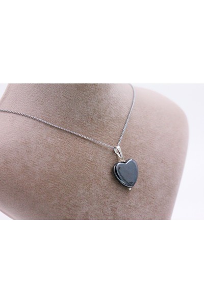 My Takı Ağacım FH Hematit Kalp Kolye My Takı Ağacım FH Hematit Kalp Kolye