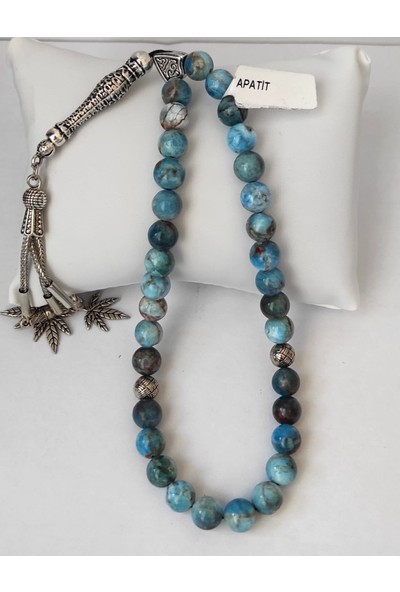 Candle's Flame Apatit Doğal Taş Tesbih