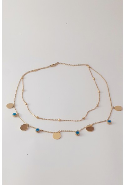 Viyan Altın Kaplama Çelik Kolye