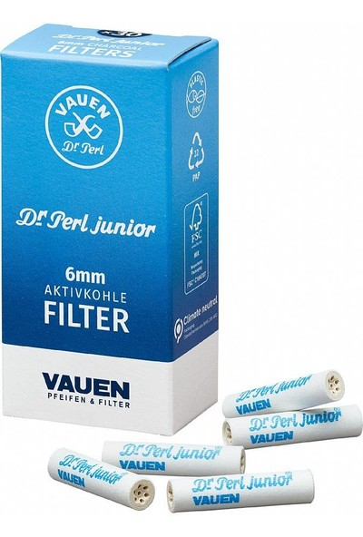 Vauen Aktif Karbon Filtre 6mm 30LU Vauen Aktif Karbon Filtre 6mm 30LU