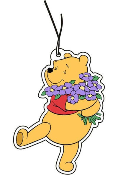 Jet Hızında Evimli Winnie De Pooh Tasarımlı Dekoratif Oto Kokusu