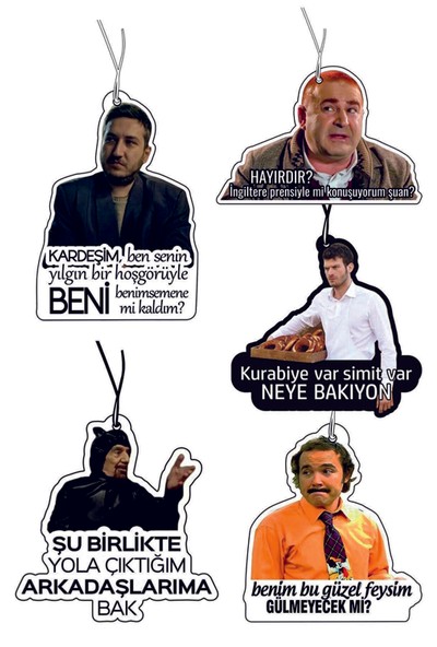 Jet Hızında 5li Film Karakterleri Oto Kokusu Jet Hızında 5li Film Karakterleri Oto Kokusu