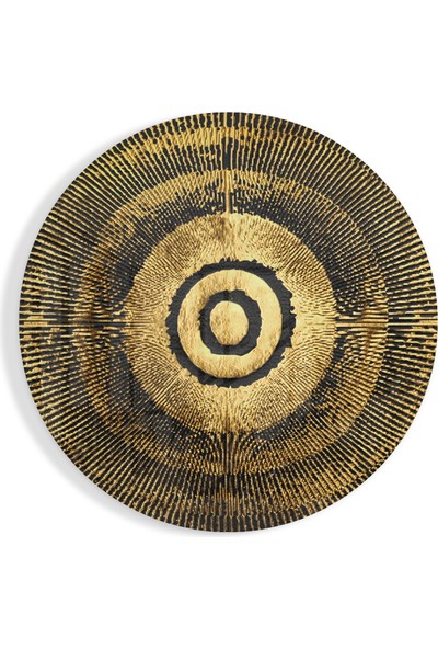 Insigne Soyut Döngü Cam Tablo - 60X60 cm