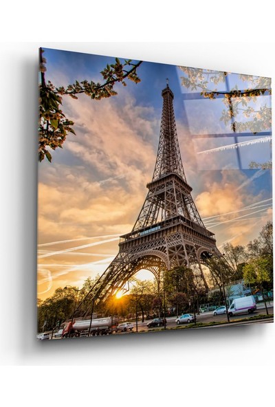 Insigne Eyfel Kulesi Cam Tablo - 40X40 cm Insigne Eyfel Kulesi Cam Tablo - 40X40 cm