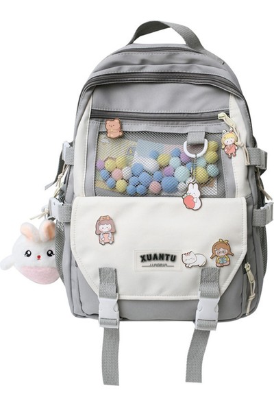 Situ Store Çok Bölmeli Büyük Kapasiteli Sırt Çantası - Gri (Yurt Dışından)