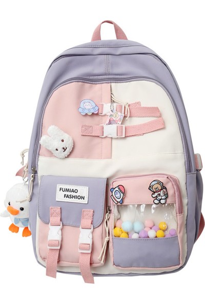 Situ Store Çok Bölmeli Büyük Kapasiteli Sırt Çantası - Mor (Yurt Dışından)