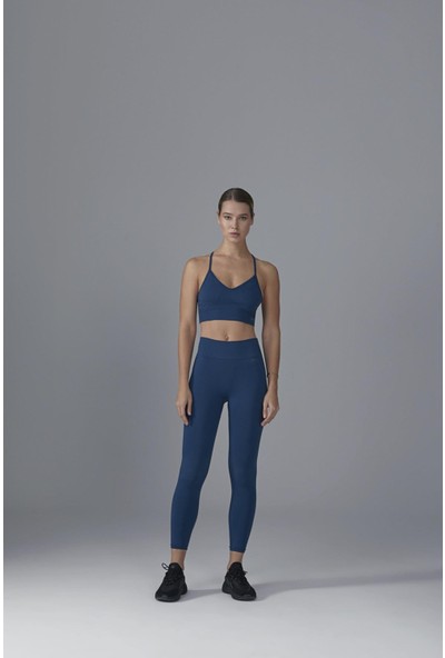 Wulfzsport Petrol Mavisi Dryrun Seamless Yüksek Bel Tayt Wulfzsport Petrol Mavisi Dryrun Seamless Yüksek Bel Tayt