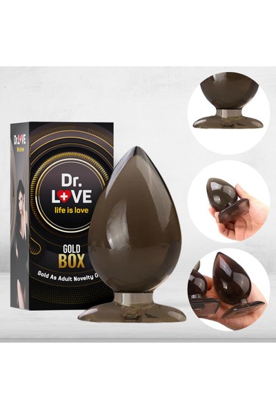 Drlove Mini Silikon Anal Plug Tıkaç 9 cm Siyah Drlove Mini Silikon Anal Plug Tıkaç 9 cm Siyah