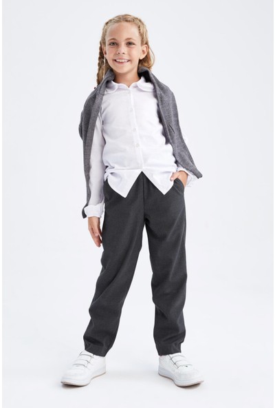 DeFacto Kız Çocuk Carrot Fit Okula Dönüş Pantolon X6785A622AU