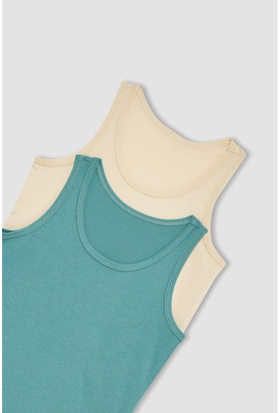 DeFacto Erkek Çocuk Defacto Fit Regular Fit 2'li Atlet Y6541A622AU