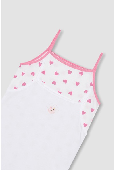 DeFacto Kız Çocuk Defacto Fit Regular Fit 2'li Atlet Z0264A622AU