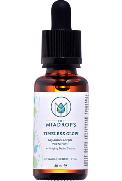 The Miadrops Timeless Glow Yaşlanma Karşıtı Yüz Serumu