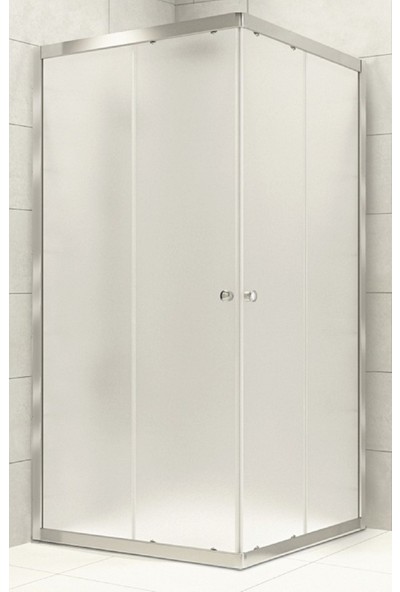 Durul Duşakabin 90X110 Parlak Profil 4mm Buzlu Cam - Duş Teknesiz H:180 cm Durul Duşakabin 90X110 Parlak Profil 4mm Buzlu Cam - Duş Teknesiz H:180 cm