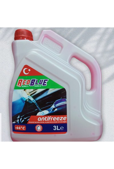 Redblue Antifreeze -44 3 Litre Kırmızı