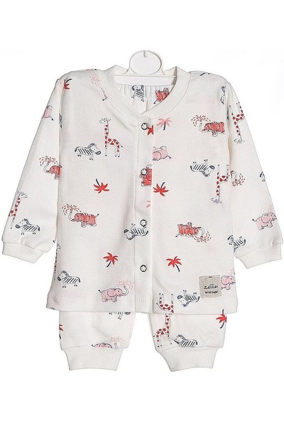 Zehhar Zürafa Desen Bebek Pijama Takımı