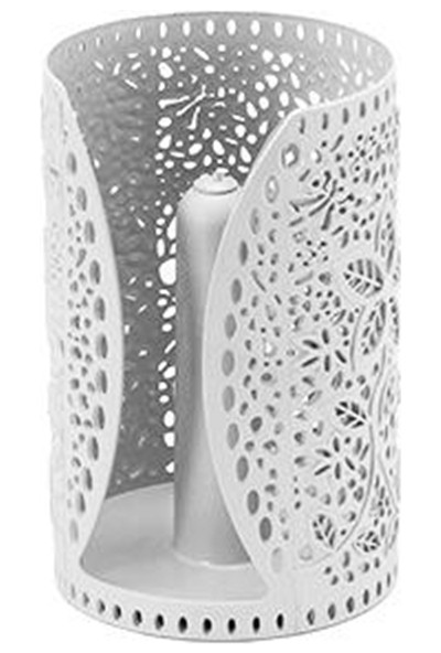 EbruliHomeArt Çiçek Desenli Plastik Peçetelik Kağıt Havluluk